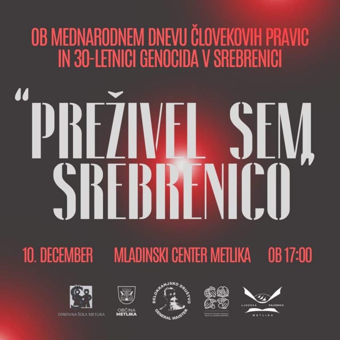 Preživel sem v Srebrenici - metlika.si